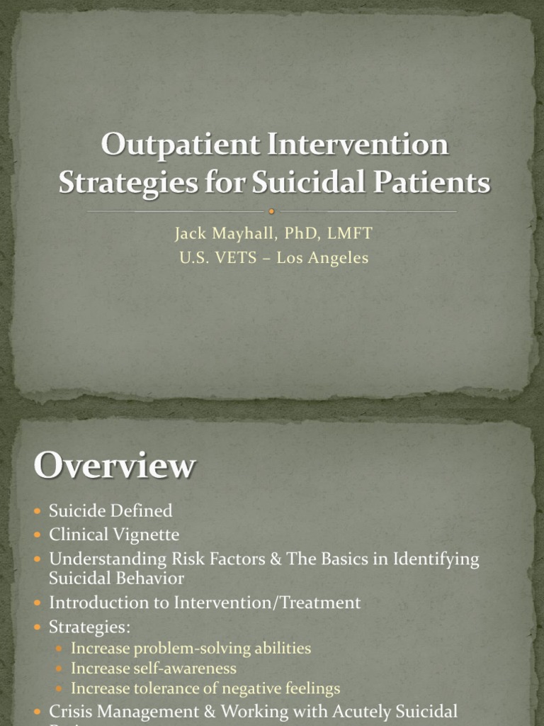 Screening and Assessment For Suicidal Ideation | PDF | Suicide | Mental ...