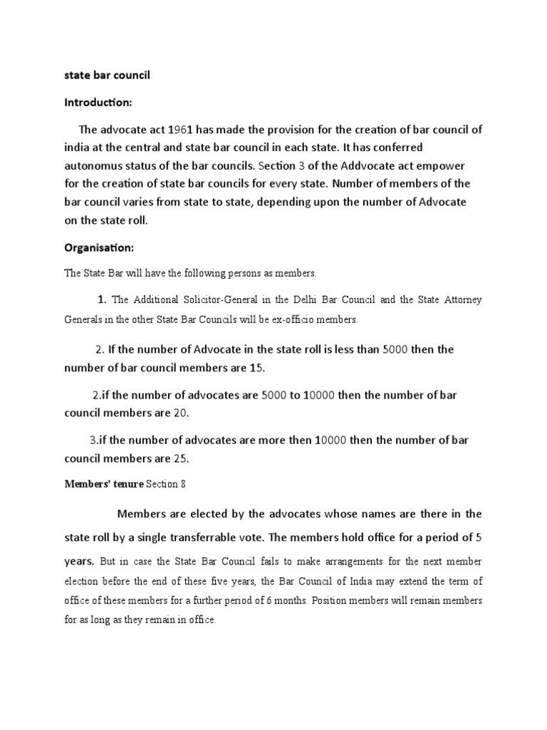 State Bar Council Notes | PDF | Lawyer | State Bar Of California