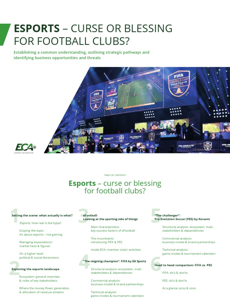 Eca Esports Curse or Blessing For Football Clubs | PDF | Sports ...
