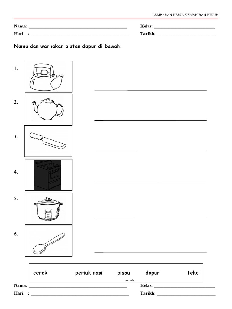Kh Alatan Dapur Pdf