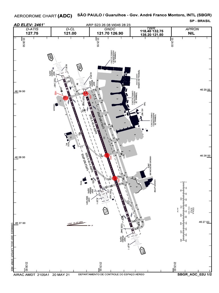 (Adc) (Adc) : S O Paulo / Guarulhos - Gov. Andrø Franco Montoro, Intl ...