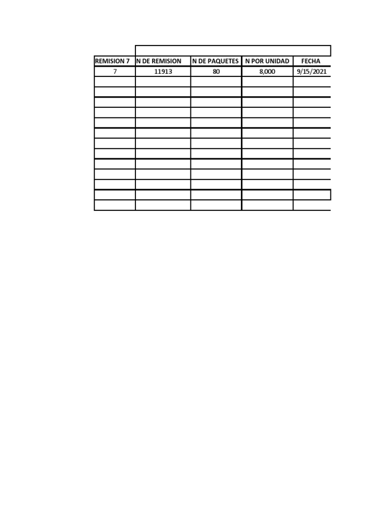 Control de Salida de Tulas | PDF
