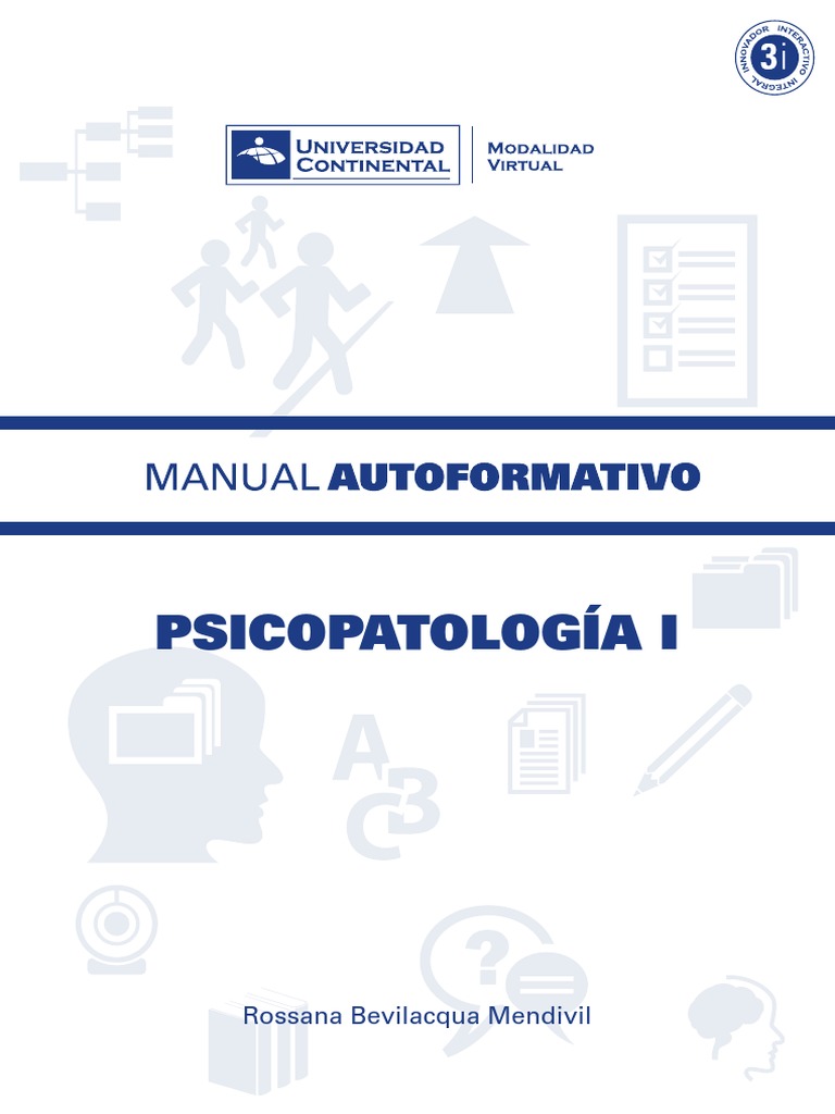 A0628 Psicopatología I MAU01 | PDF | Trastorno mental | Psicopatología