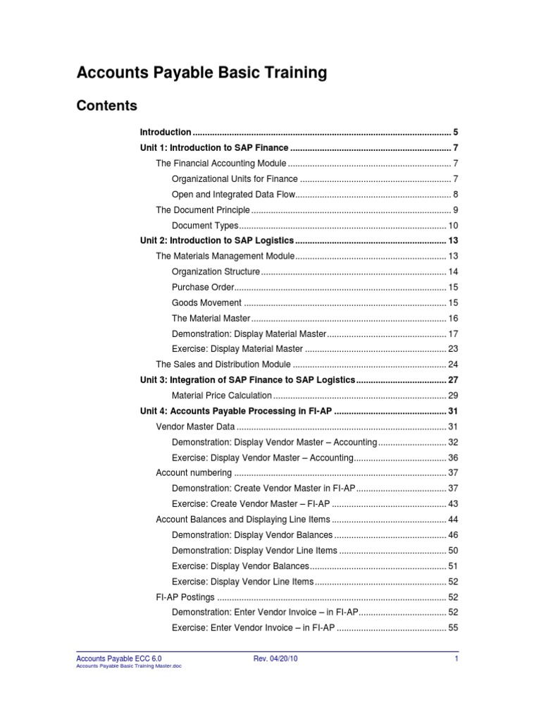 Accounts Payable Basic Training | Download Free PDF | Accounts Payable ...