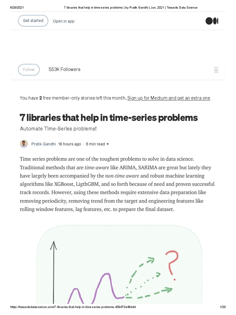 7 Libraries That Help in Time-Series problems-AI Data Science | PDF ...