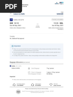 Travel Certificate Indigo | PDF
