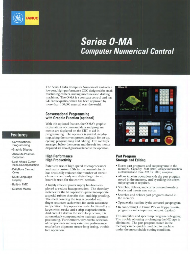 GE Fanuc Series 0-MA | PDF