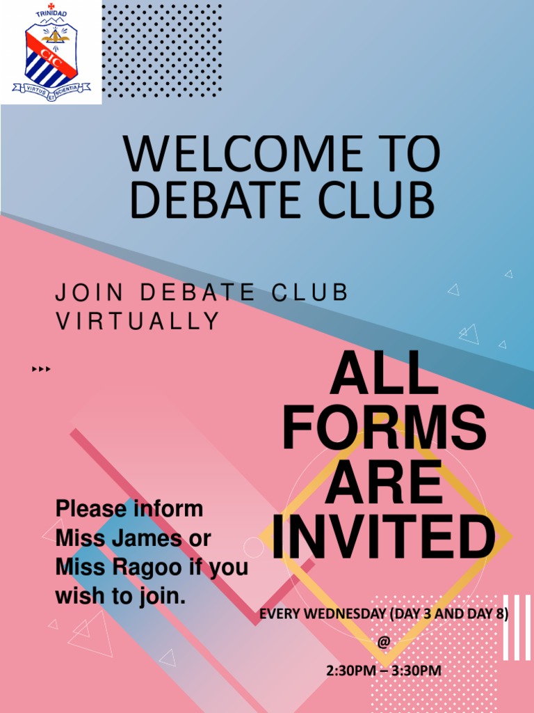 Debate Club Flyer | PDF