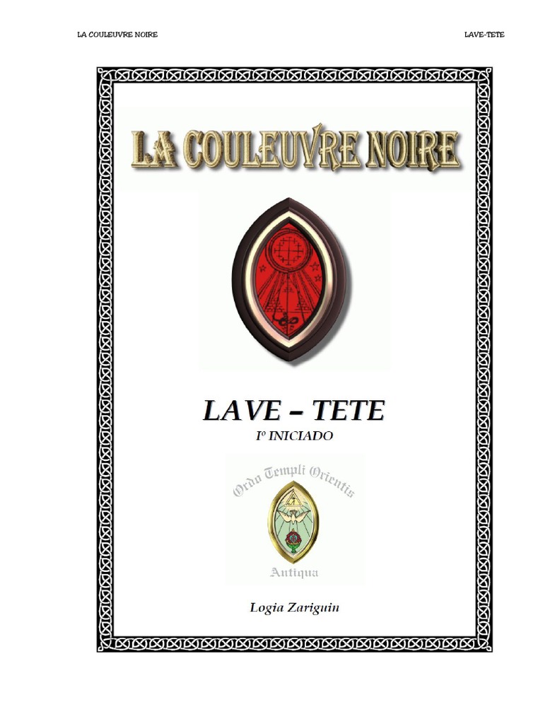 La Couleuvre Noire Lave Tete 01 | PDF