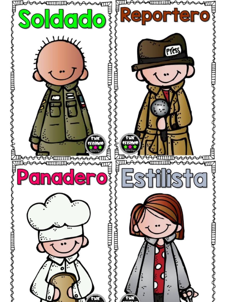 Flashcards de Profesion en Español | PDF