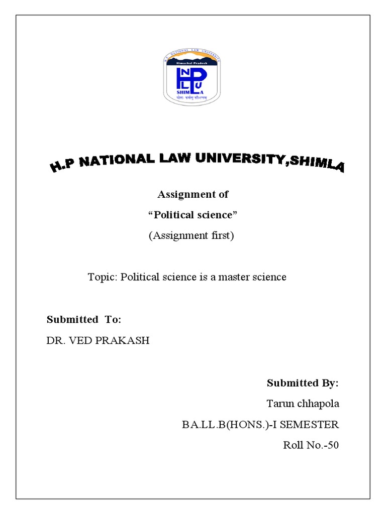 Political Science As Master Science | Download Free PDF | Science ...