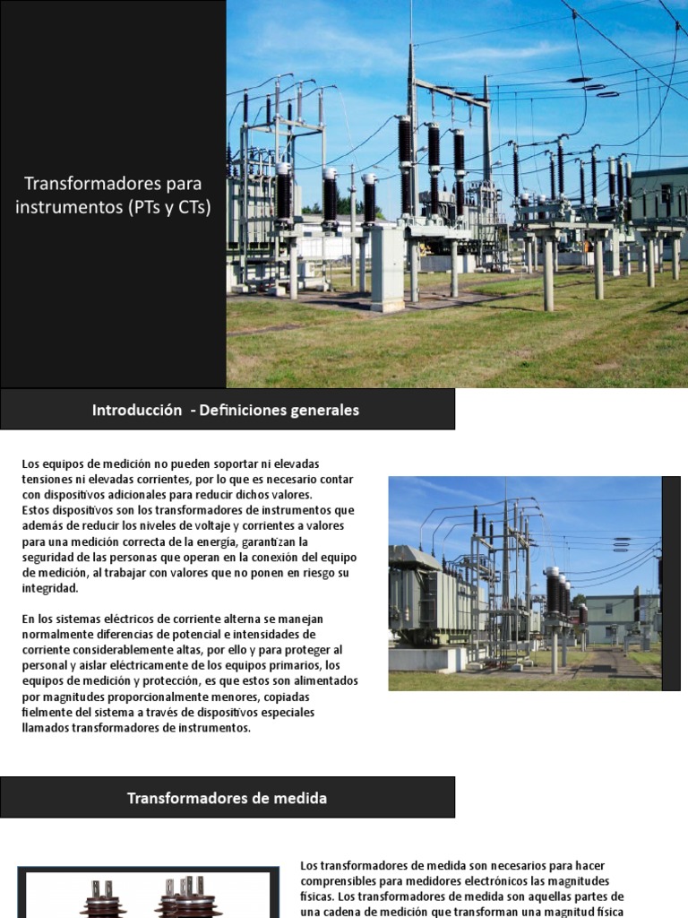Grupo 2 - Presentacion (Instrumentos para Transformadores (PTs y CTS ...
