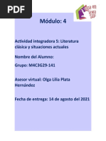 Actividad Integradora 5 Modulo 4 | PDF