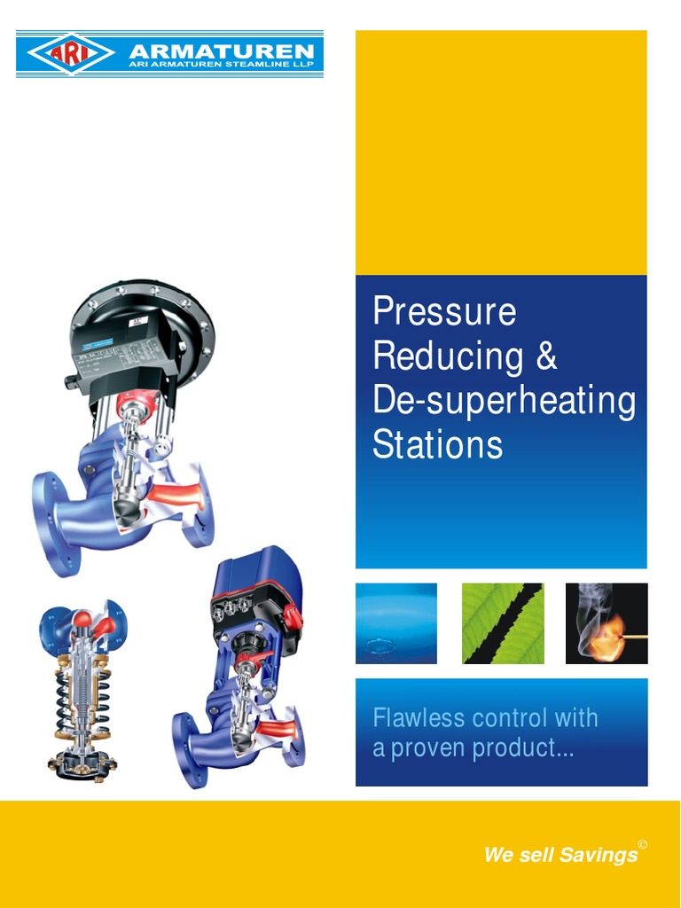 Prs Pressure Reducing Control Valves | PDF | Steam | Valve