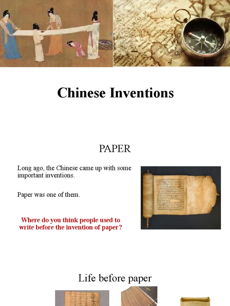 3RD GRADE - July 15 - Chinese Inventions | PDF | Social Science | Young ...