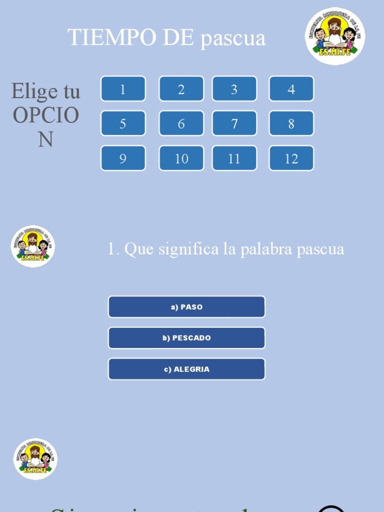 Tiempo de Pascua Memorama Ciclo H | PDF | Pascua de Resurrección ...