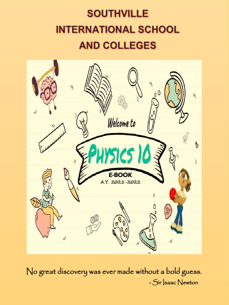 TERM 1 - Ebook Physics 10 | PDF | Force | Velocity