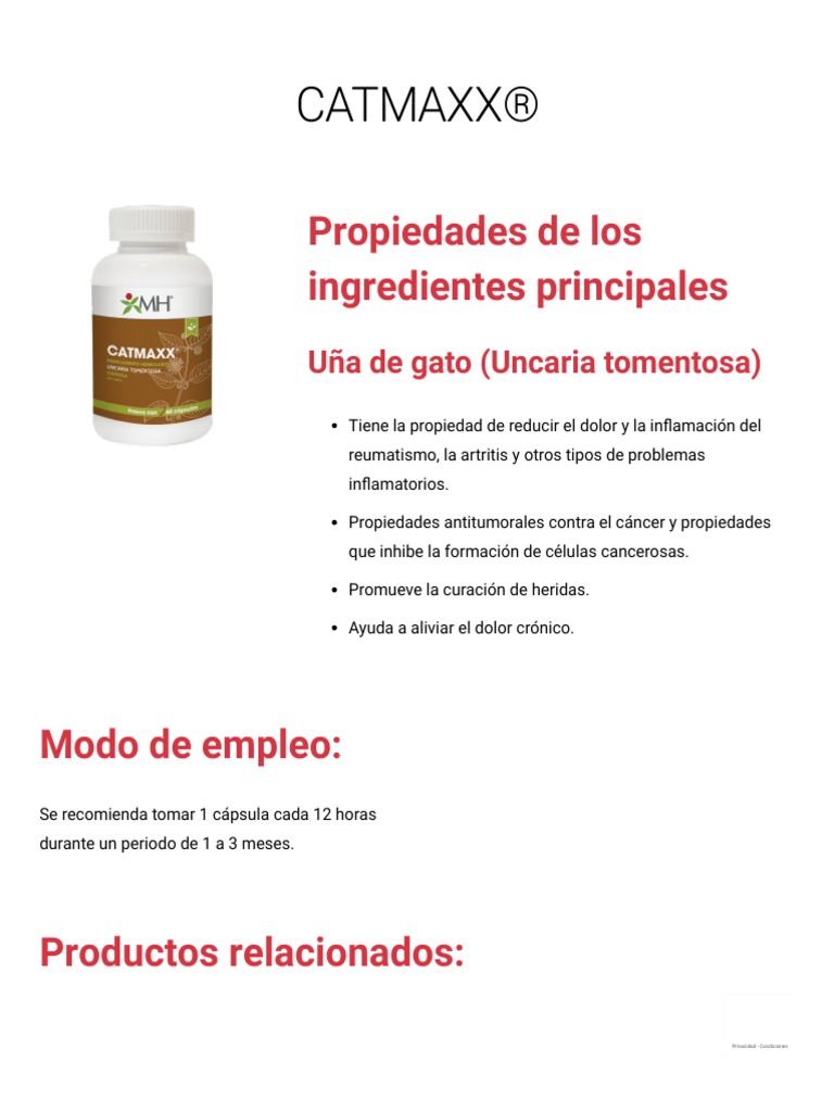 CATMAXX® - MH - Mega Health | PDF