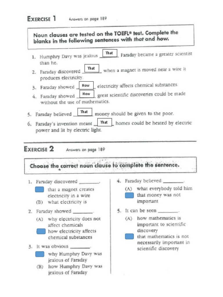 Chapter 7 Noun Clauses | PDF