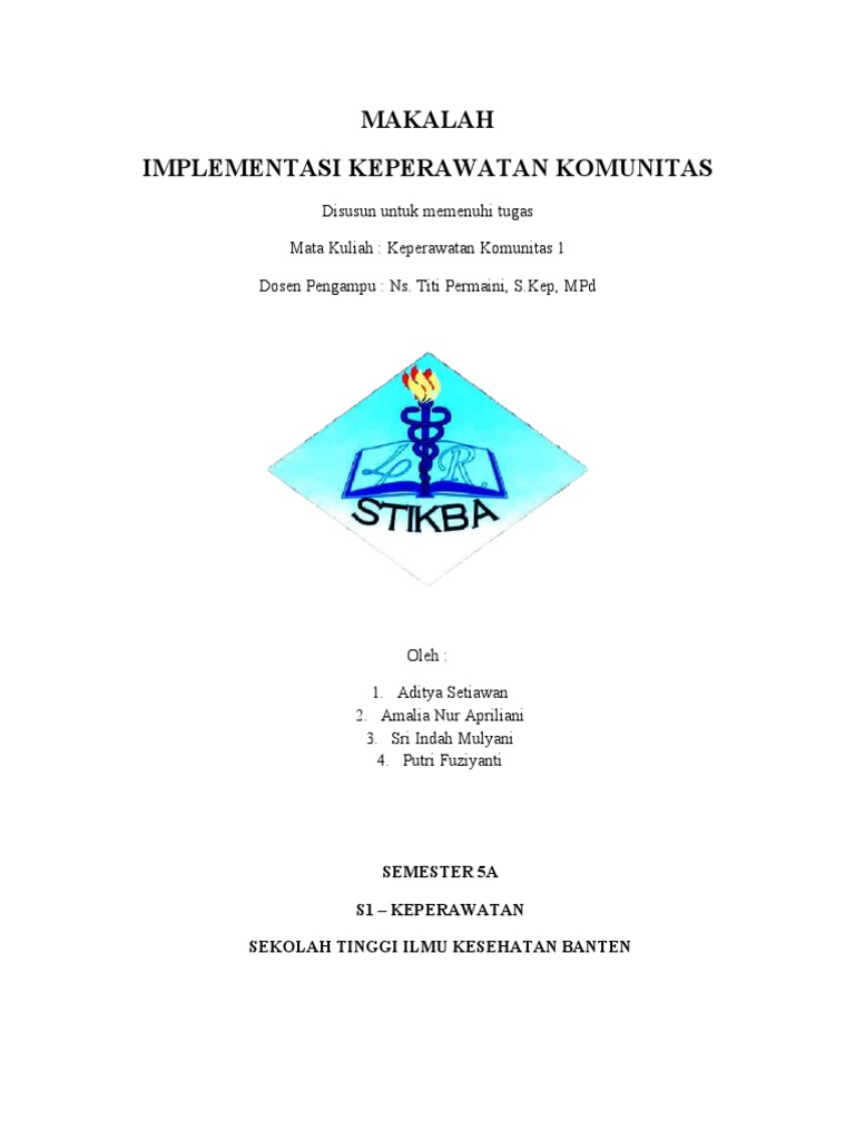 Implementasi Keperawatan Komunitas | PDF