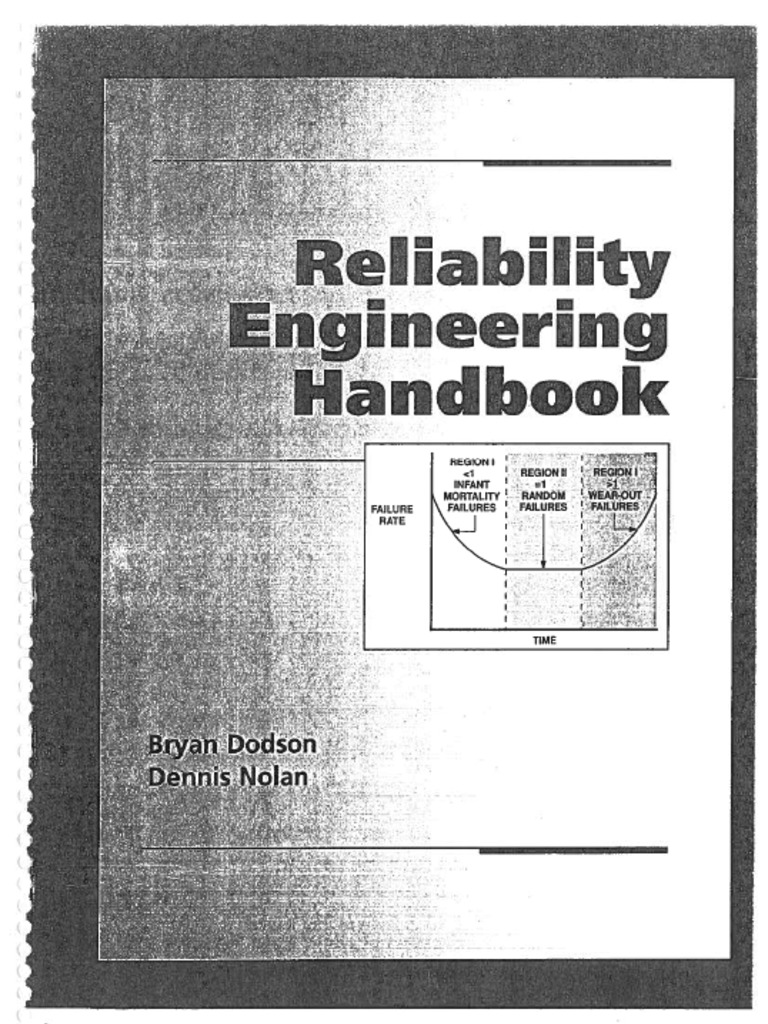 Reliability Engineering Handbook | PDF