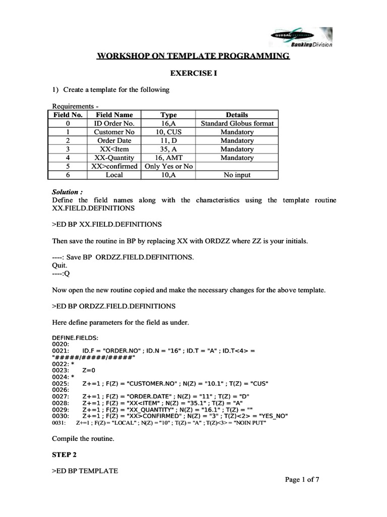 Qdoc - Tips - Workshop Template Programming | PDF | Subroutine ...