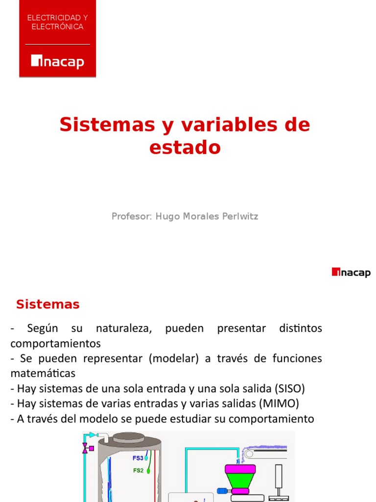 1 Sistemas y Variables de Estado | PDF