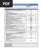 2.ERICSON TPA Claim Checklist | PDF | Hospital | Receipt