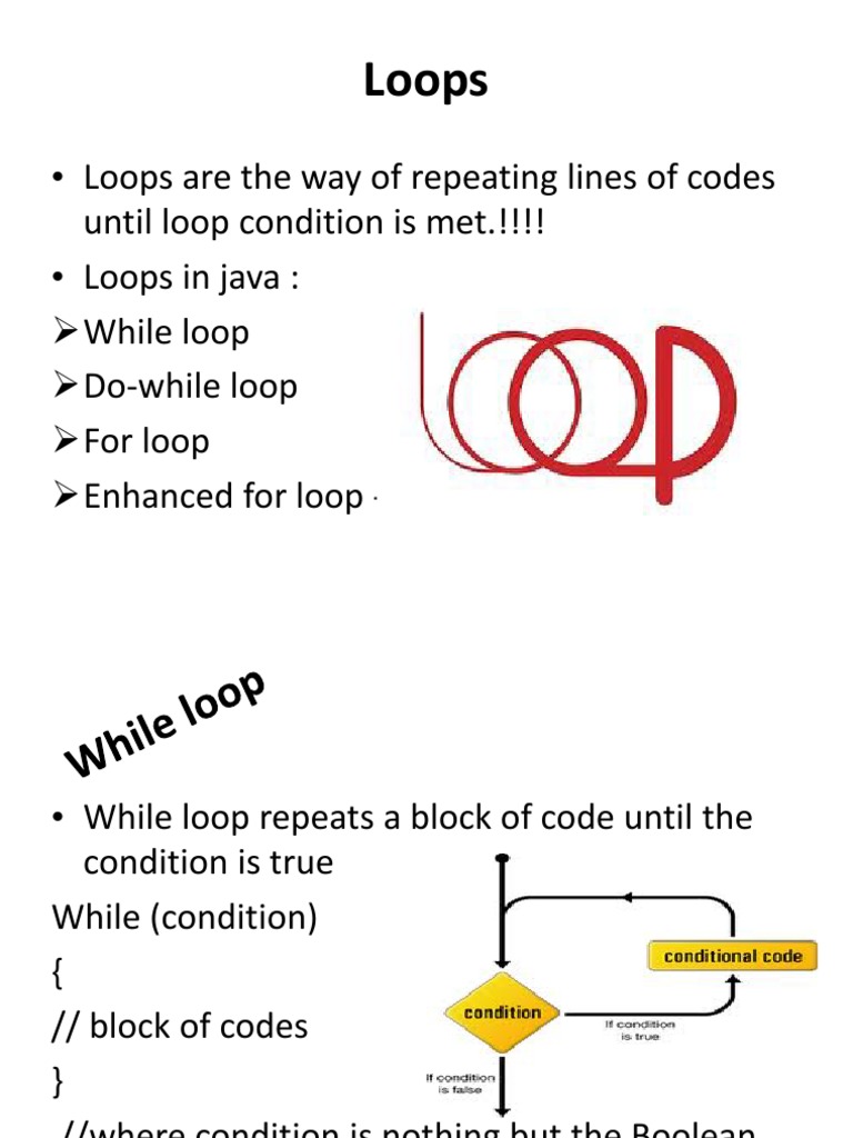 Java Loop Types and Array Basics | PDF | Control Flow | Array Data Structure