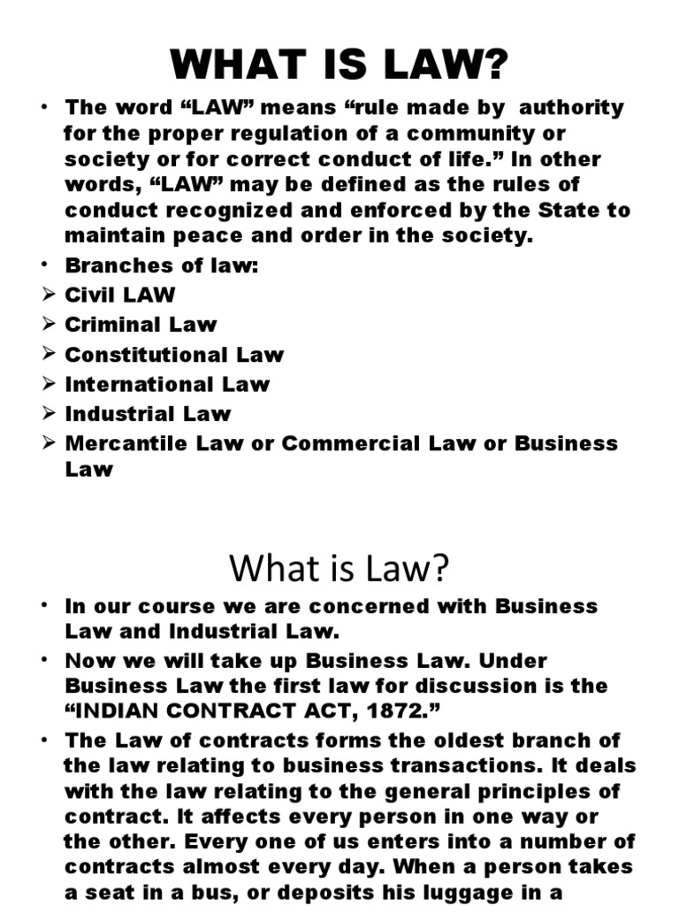 What Is Law | PDF | Consideration | Law And Economics