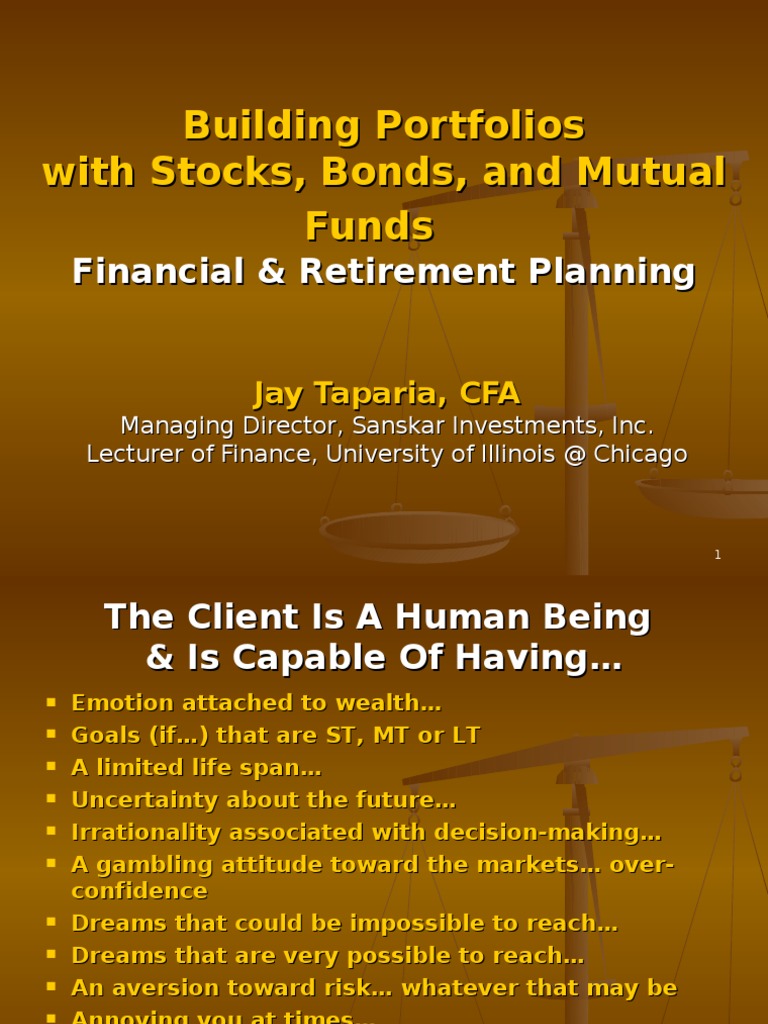 Understanding Financial Instruments and Mutual Funds (Jay Taparia ...