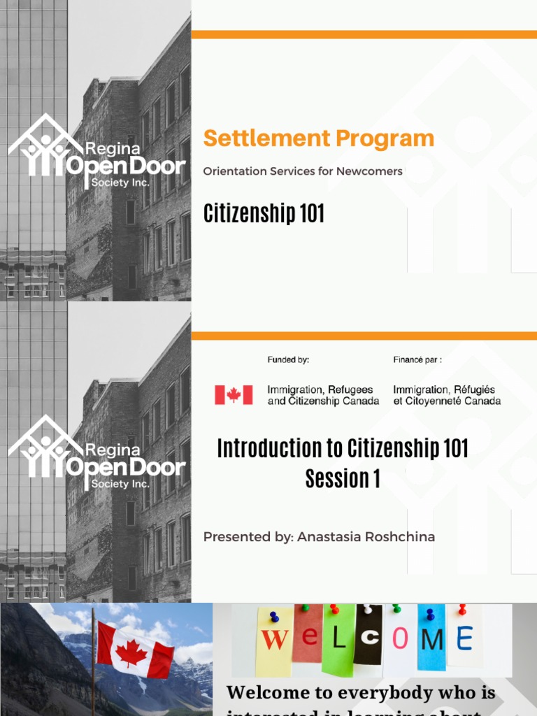 Citizenship 101: Newcomer Orientation | PDF | Canada | Citizenship