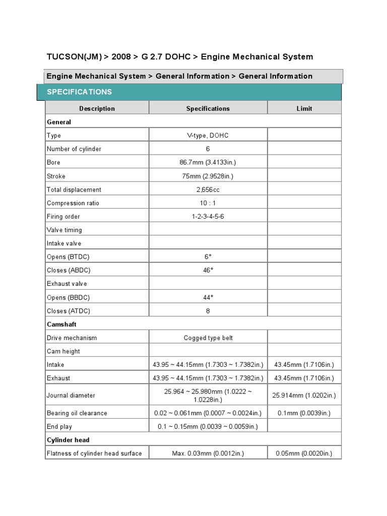 02.engine Mechanical System | PDF | Piston | Belt (Mechanical)
