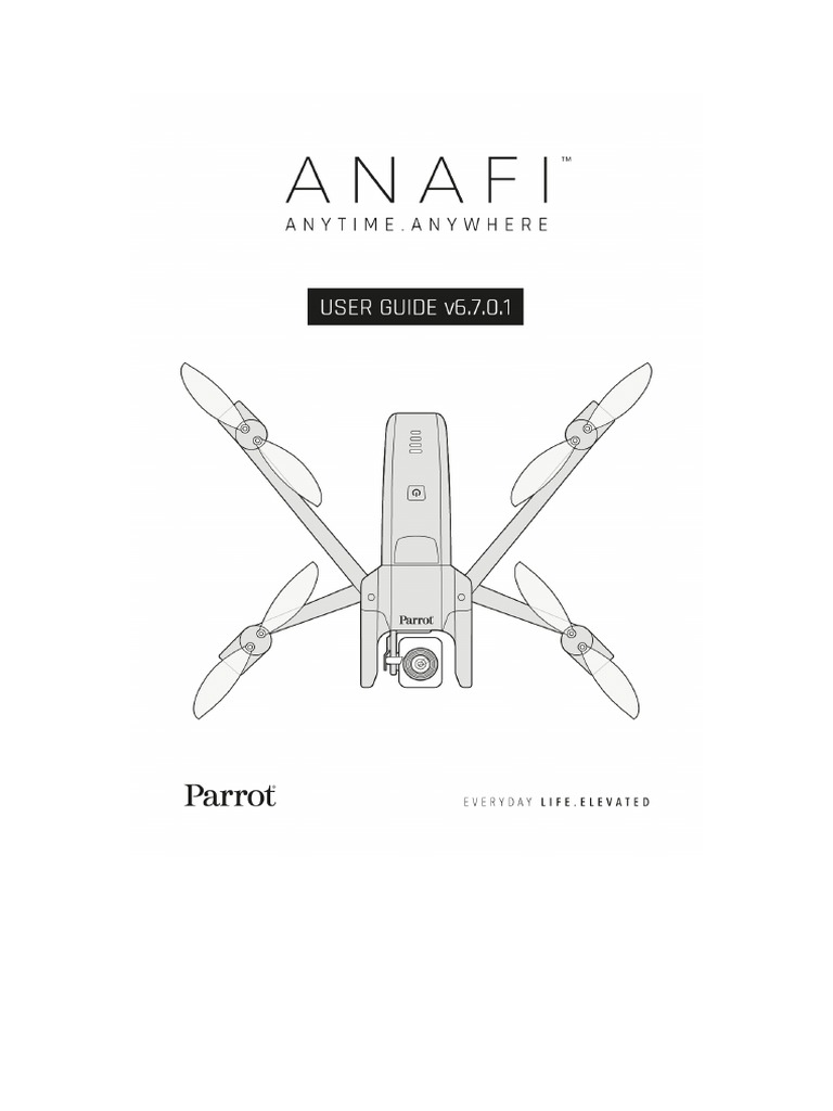 ANAFI Drone User Guide v6.7.0.1 | PDF | Ios | Usb