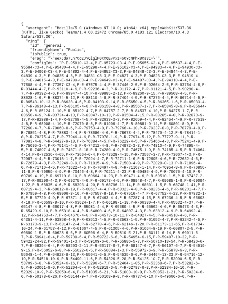 MSTeams Diagnostics Log 9 - 8 - 2021 - 12 - 39 - 42 - PM | PDF ...