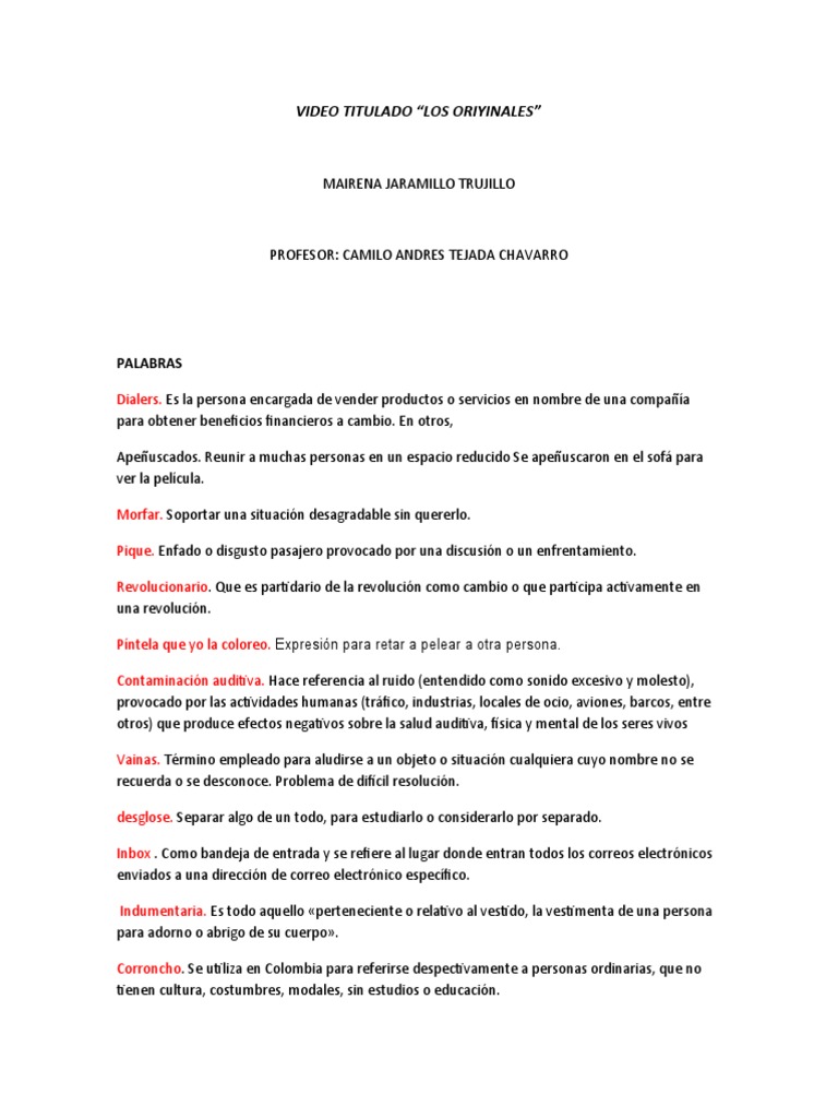 Trabajo 2 | PDF | Colombia
