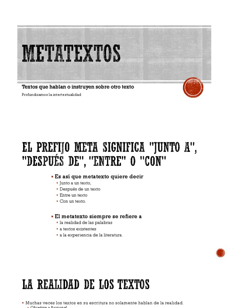 Metatextos | PDF