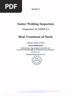 Heat Treatment Chart for Welding | PDF | Heat Treating | Steel