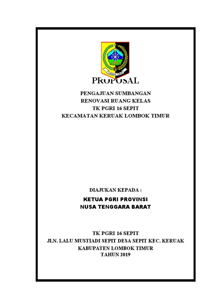 Proposal Pengajuan Sumbangan | PDF