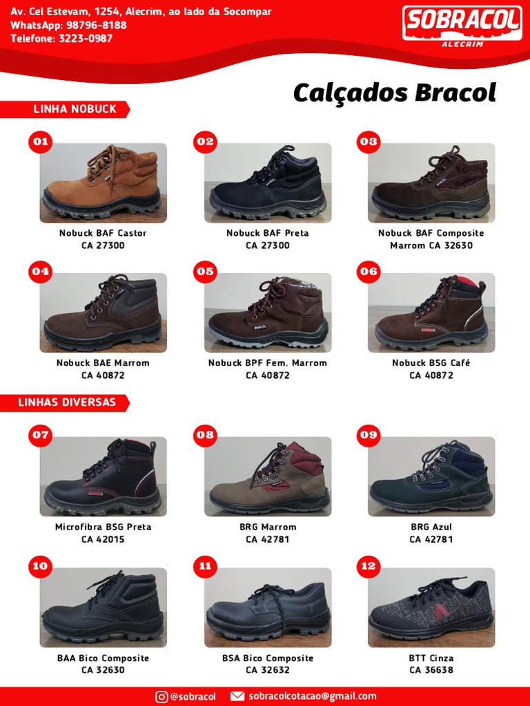 Mix de Botas Bracol | PDF