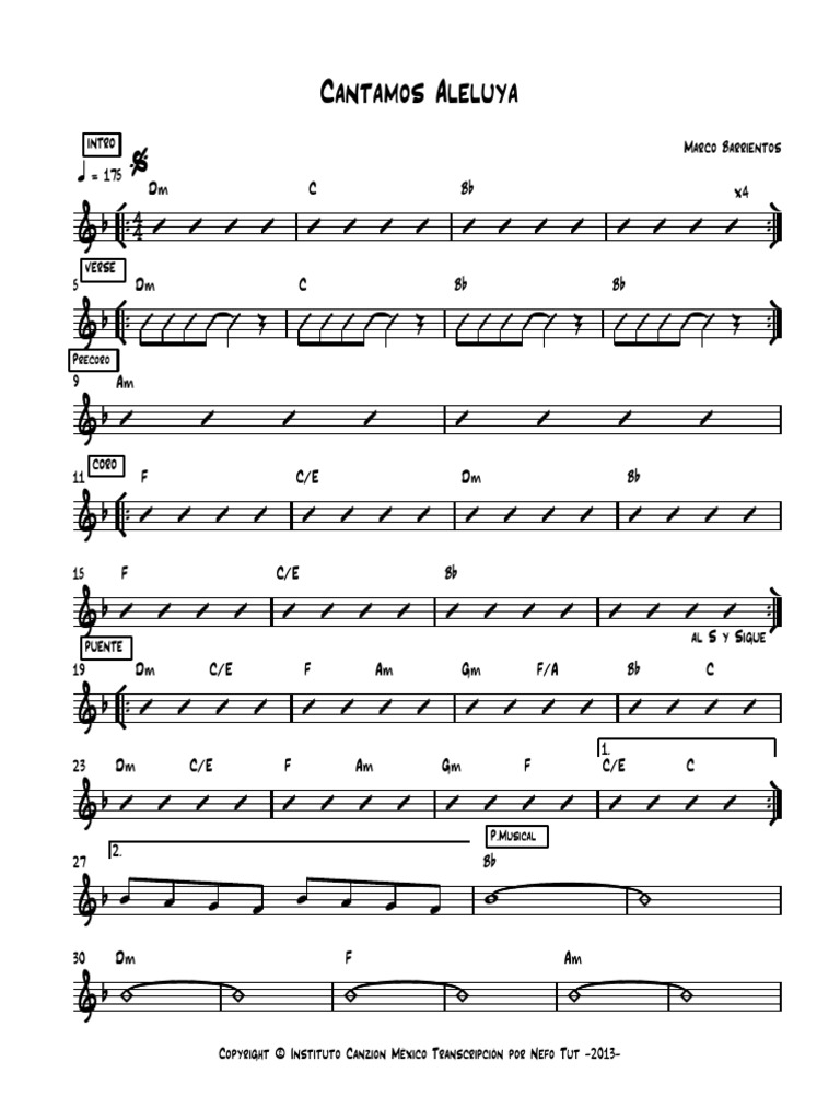 Cantamos Aleluya | PDF