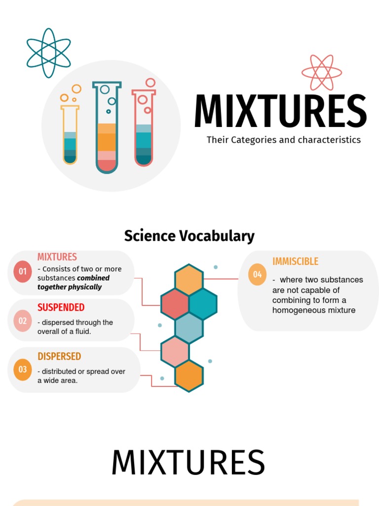 Mixtures Grade 6 Science | PDF | Mixture | Solution