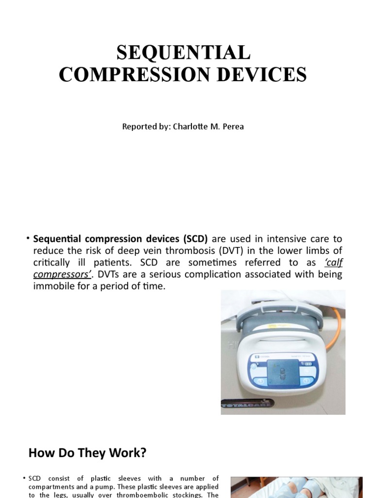 Sequential Compression Devices Char | PDF