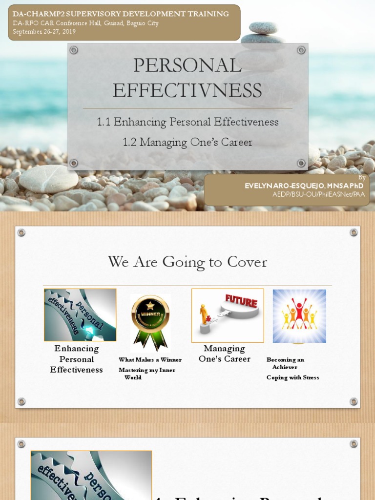 Personal Effectiveness | PDF | Stress (Biology) | Emotions