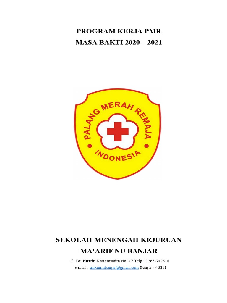 Program Kerja PMR SMK Ma'arif NU Banjar | PDF