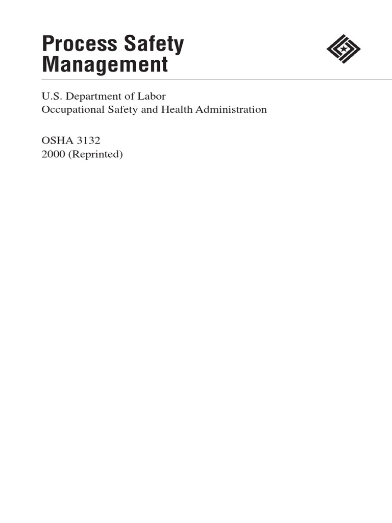 OSHA Process Safety Management Guide | PDF | Occupational Safety And ...