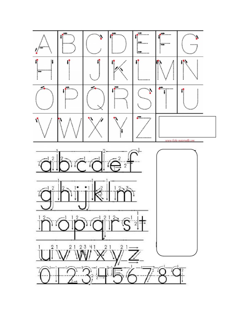 Trazo Correcto de Las Letras | PDF