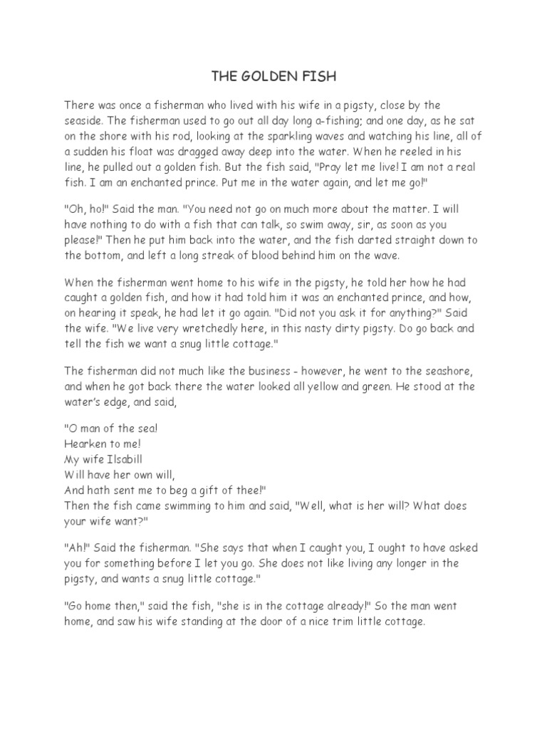 The Golden Fish | PDF