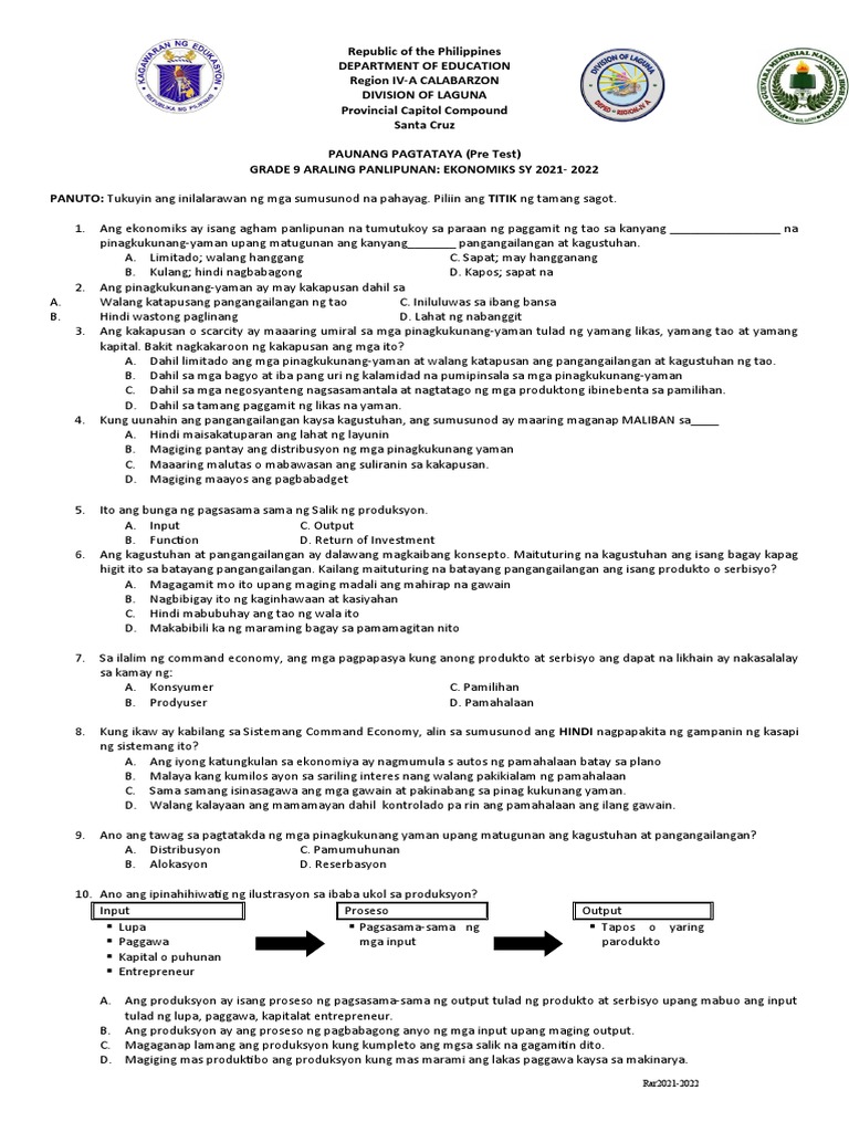 Grade 9 AP Diagnostic 2021 2022 | PDF