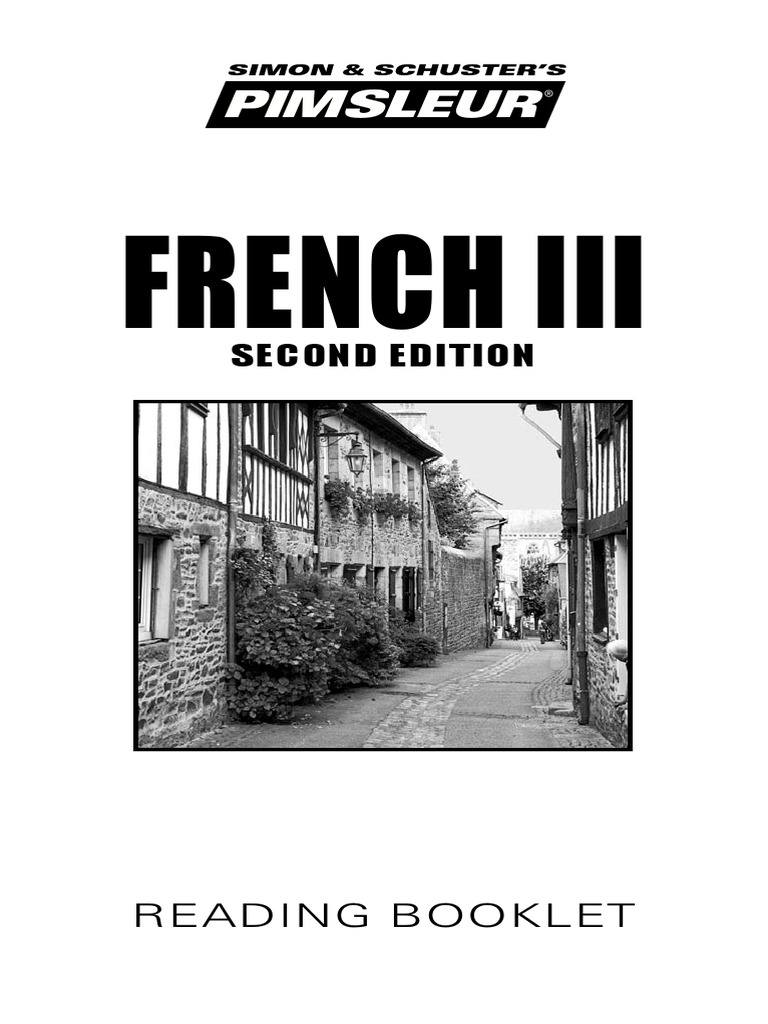 Reading - Booklet Pimsleur French 3 | PDF | Mail
